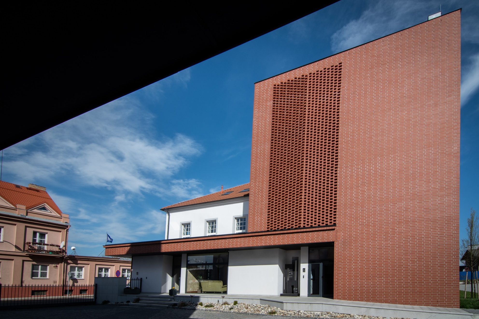 brick building facade